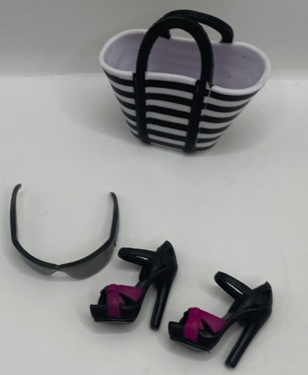 Modern Barbie Doll Outfit Fashion Girl Power Animal Print Cheetah Dress ...