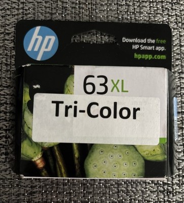 HP 63XL High Yield Tri-Color Original Ink Cartridge EXP 04/26 (F6U63AA ...