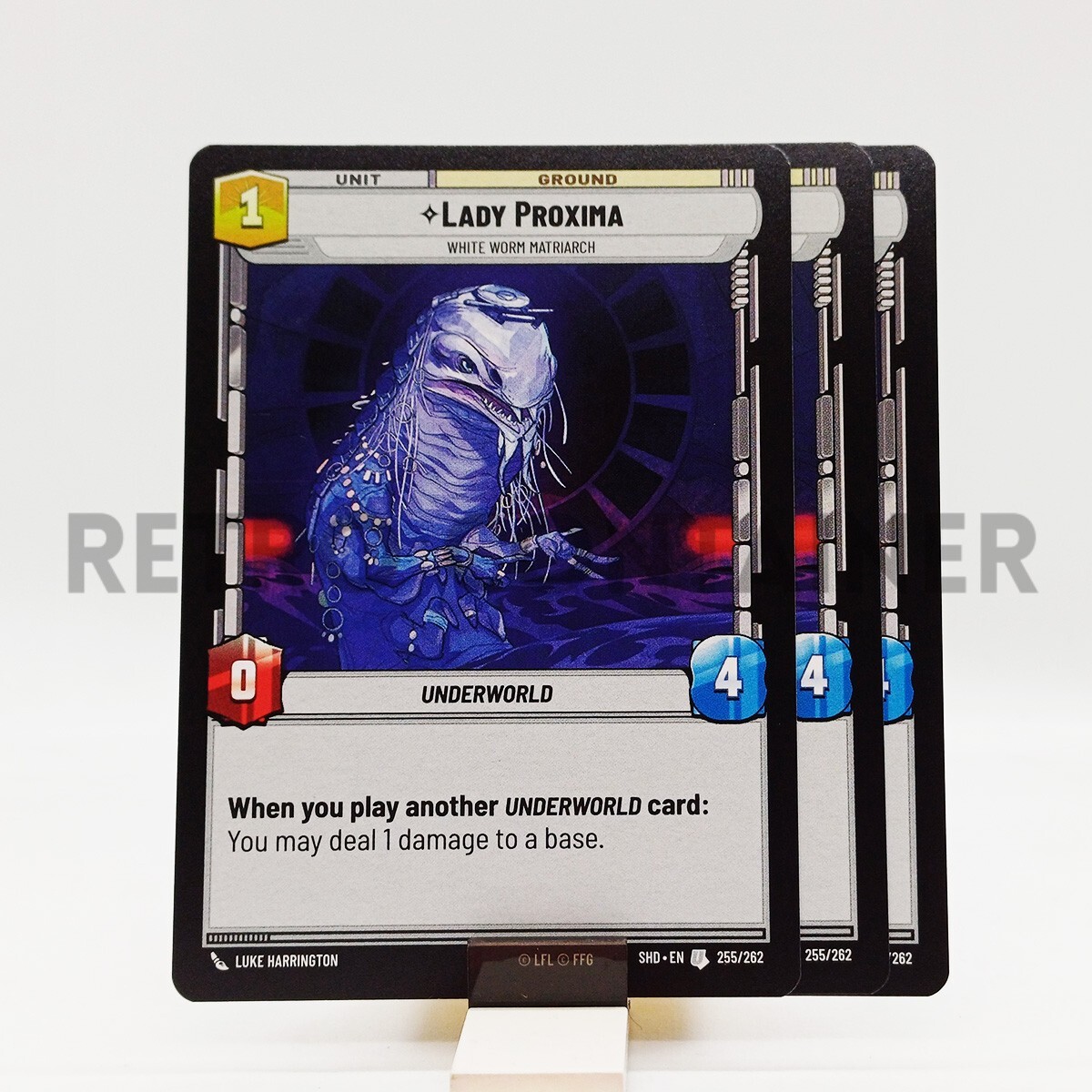 STAR WARS UNLIMITED SHADOWS OF THE GALAXY 255/262 U 3x Lady Proxima | eBay