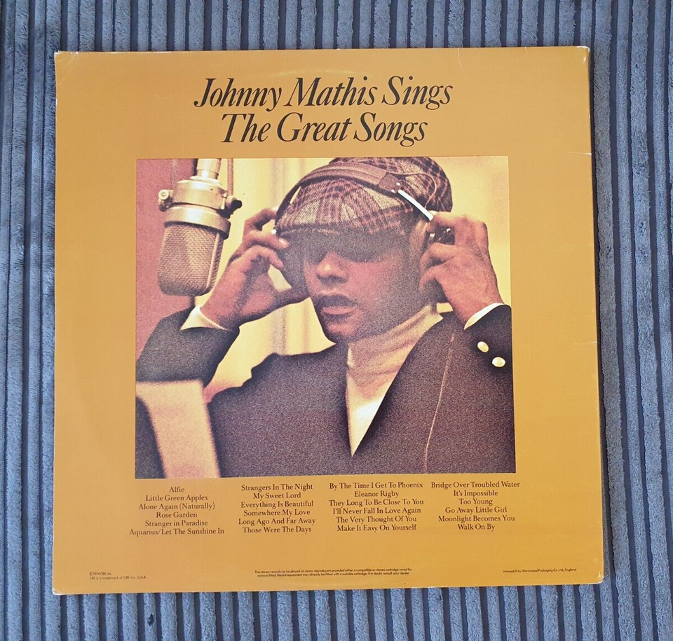 Johnny Mathis ‎– Johnny Mathis Sings The Great Songs (Double Album) | eBay