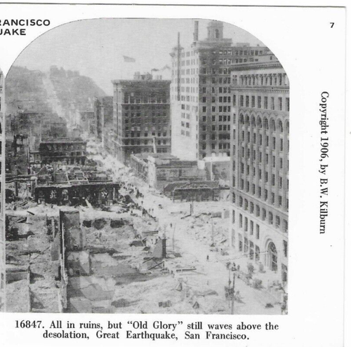 All In Ruins After The Earthquake, San Francisco, 1978 Reproduction ...