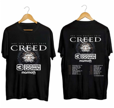 Creed 2024 Tour T-Shirt, Are You Ready Tour Shirt Creed Band Fan Tee | eBay
