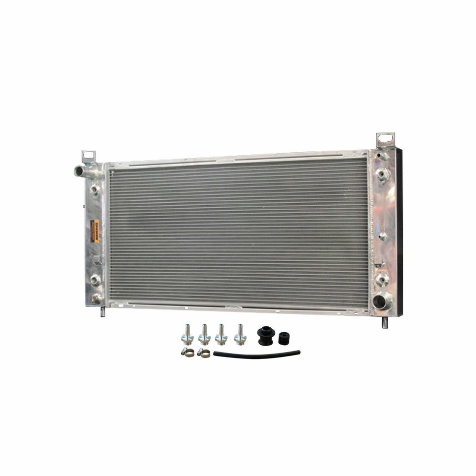 Aluminum Radiator 2370 Spawon For Chevy GMC Silverado Tahoe Escalade 34 ...