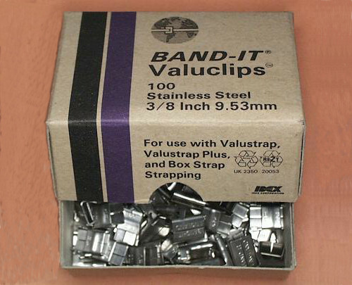 Band-it 3/8" valuclips - pack of 100 C153 for sale online | eBay