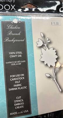 New Memory Box Craft die Cheshire Branch Background Item # 98596 Made ...