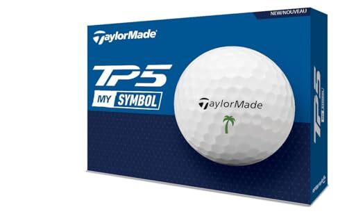 TaylorMade Golf 2024 Symbol TP5 Palm Tree GOLFBALLS ONE Dozen | eBay