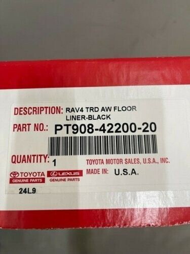 20-24 RAV4 (All EXC Prime) TRD Off-Road All-Weather Floor Liners PT908 ...