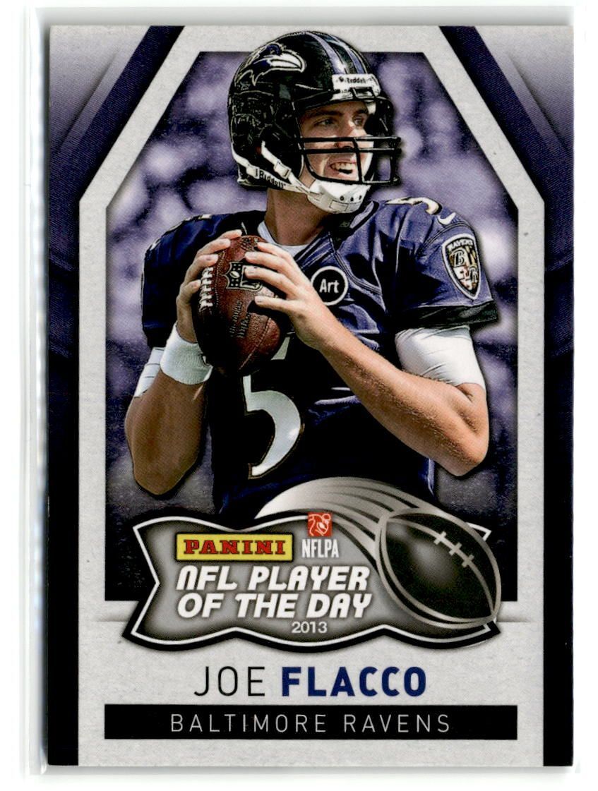 Joe Flacco Baltimore Ravens 2013 Panini NFL Player of the Day #8 | eBay