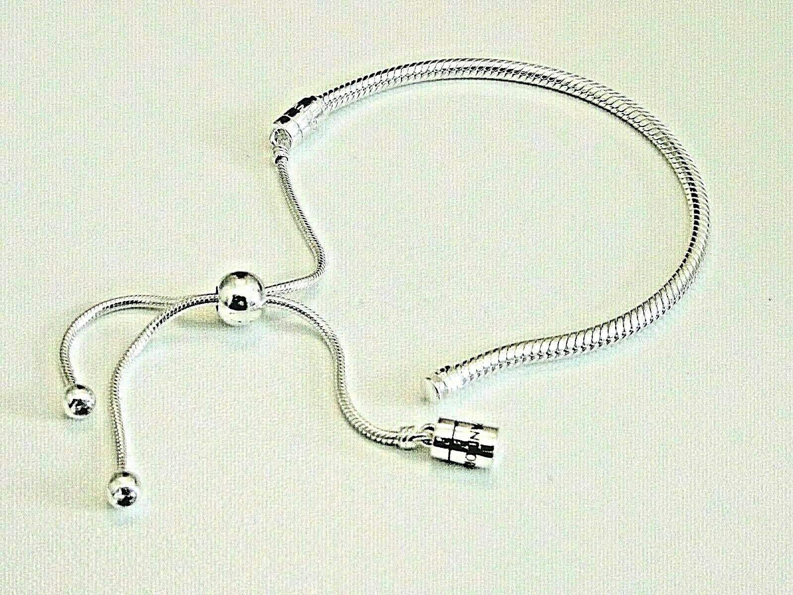 Pandora Moments Snake Chain Slider Bracelet (599652C01-2) for sale ...