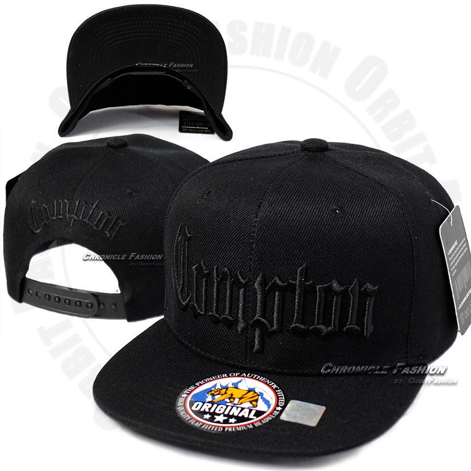 COMPTON Baseball Cap Embroidered Snapback Hat Adjustable Flat Hip Hop ...