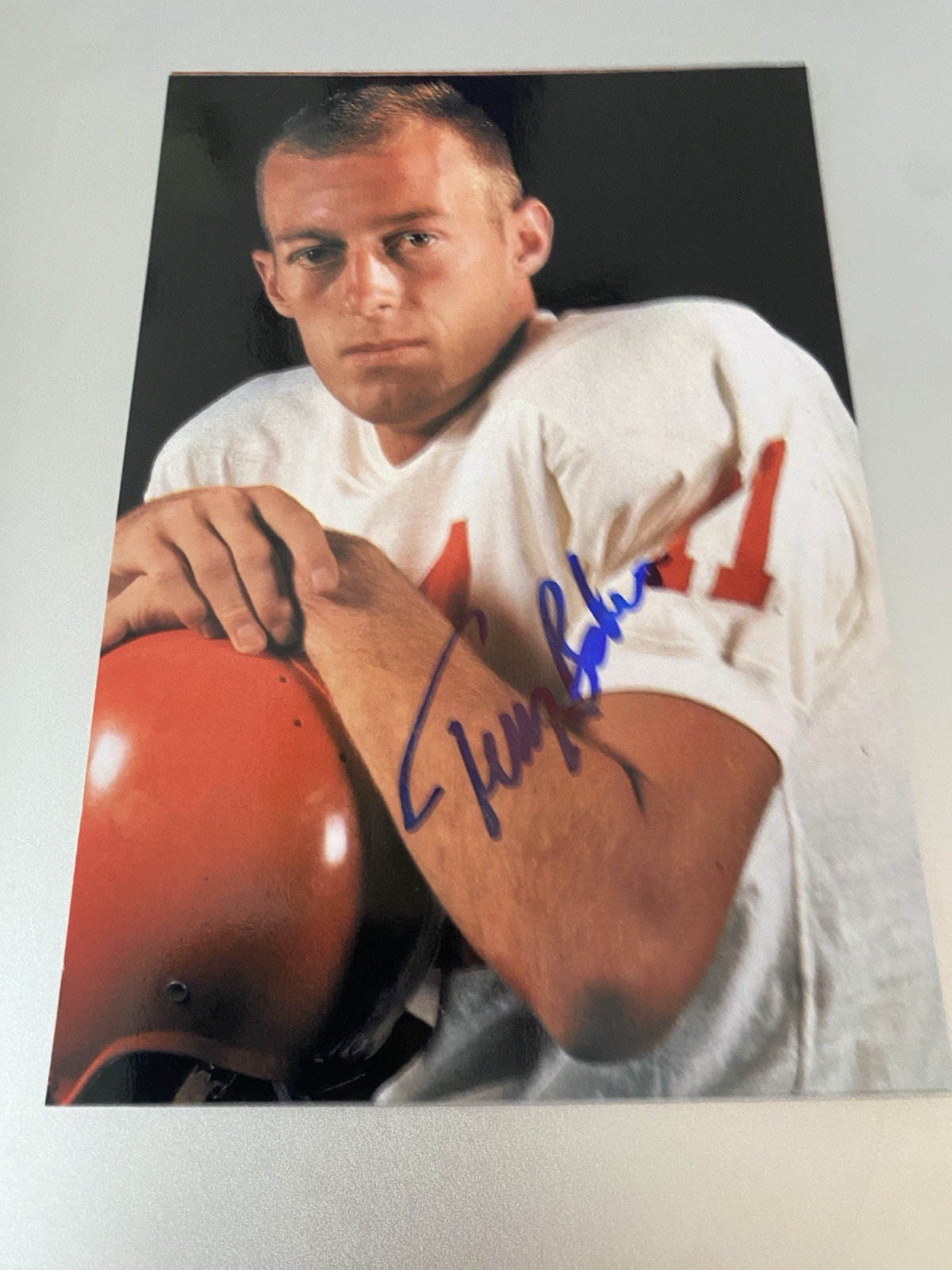 Terry Baker Autographed Signed 4x6 Photo - Heisman Trophy L.A. Rams ...