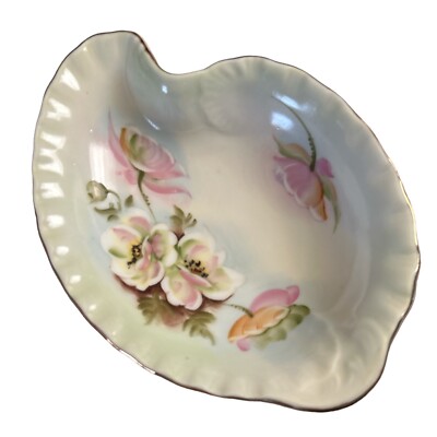 Vintage 1940s Lefton China Hand Painted "To A Wild Rose" NE2602 Pattern ...