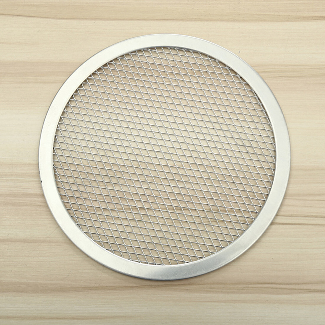 10-16in Seamless Round Pizza Pan Aluminum Mesh Pizza Screen Pizza Mesh ...