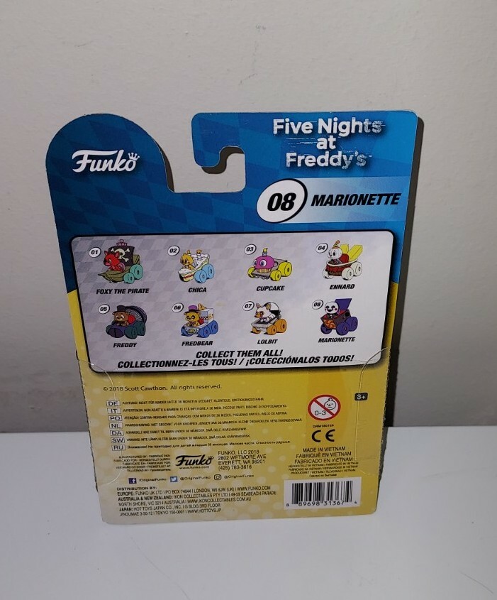 Five Nights Freddy's Funko Racers Fnaf Marionette #08 Diecast Vehicle ...