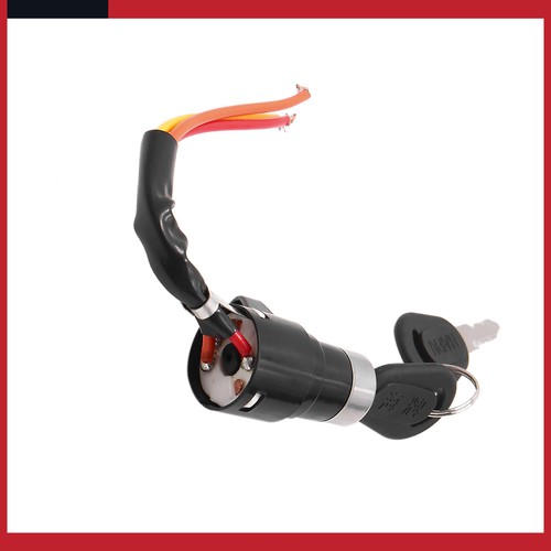 Universal 3-Wire Motorcycle Security Ignition Switch Lock w/ Two Keys ...