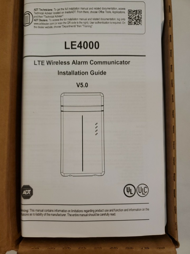 DSC LE4000RF-ADTAT ADT LTE Cellular Alarm Communicator | eBay