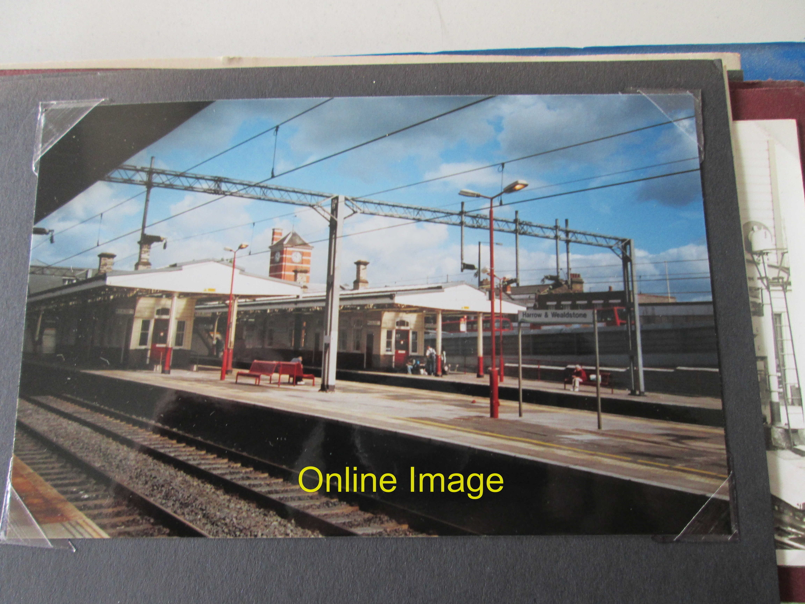 Photo Railway View Platforms Harrow and Wealdstone Station '14/2/1998 ...