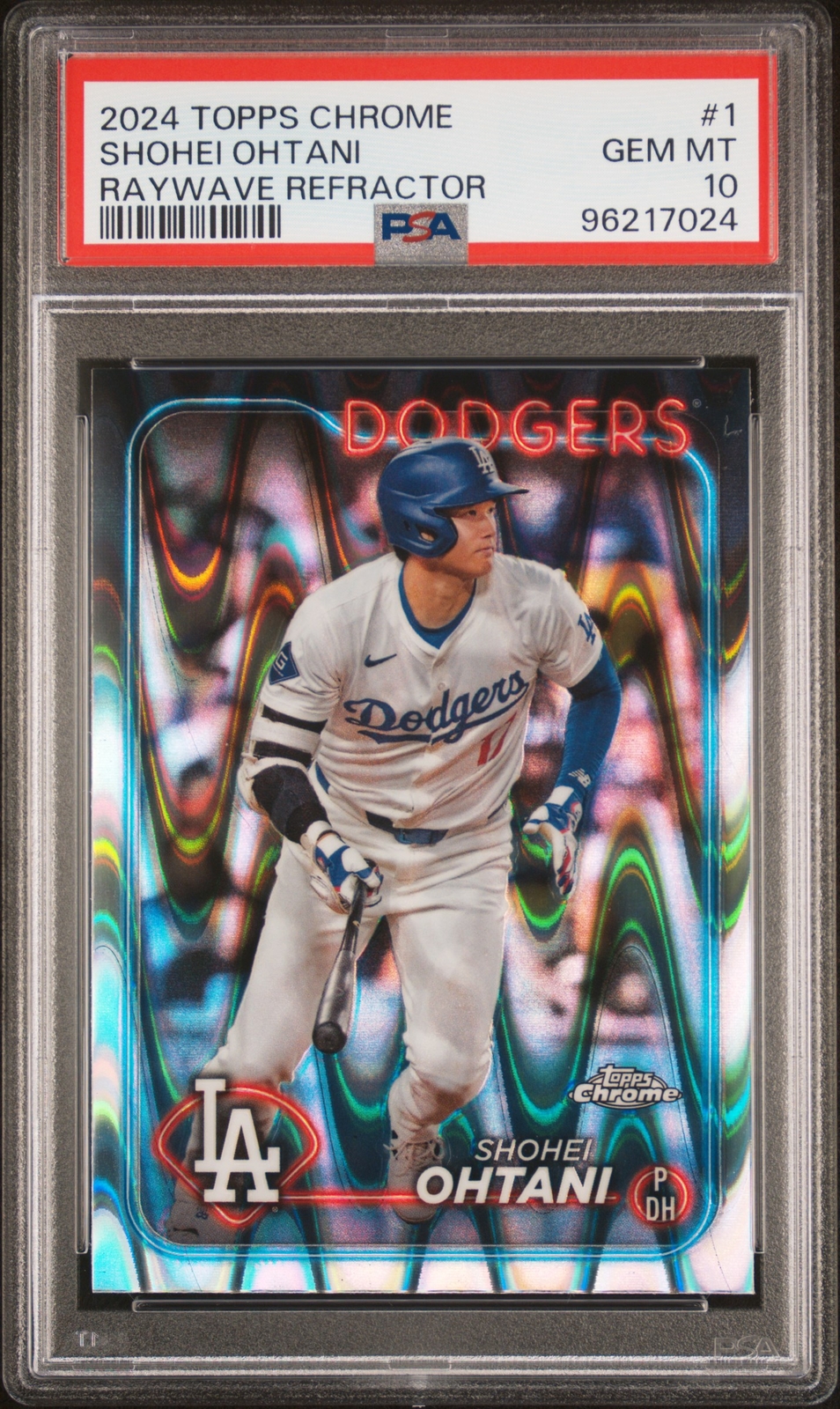 Shohei Ohtani 2024 Topps Chrome #1 RayWave Refractor Price Guide ...