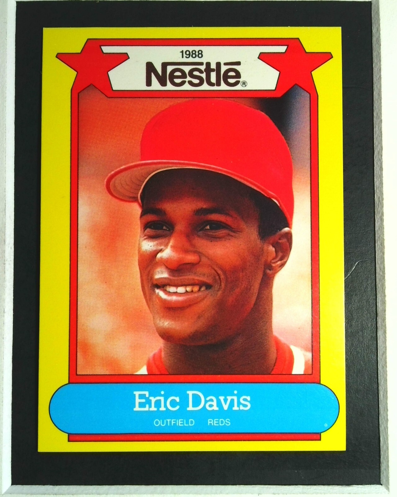 #3 Eric Davis 1988 Nestle Cincinnati Reds MLB Baseball Card | eBay