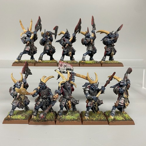 BESTIGOR UNIT BEASTS OF CHAOS BEASTMEN WARHAMMER THE OLD WORLD BRAYHERD ...