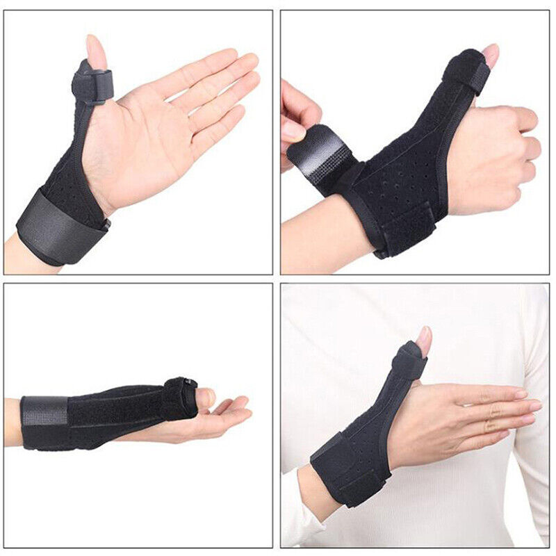 Sport Thumb Wrist Support Brace Carpal Tunnel Sprain Splint Arthritis ...
