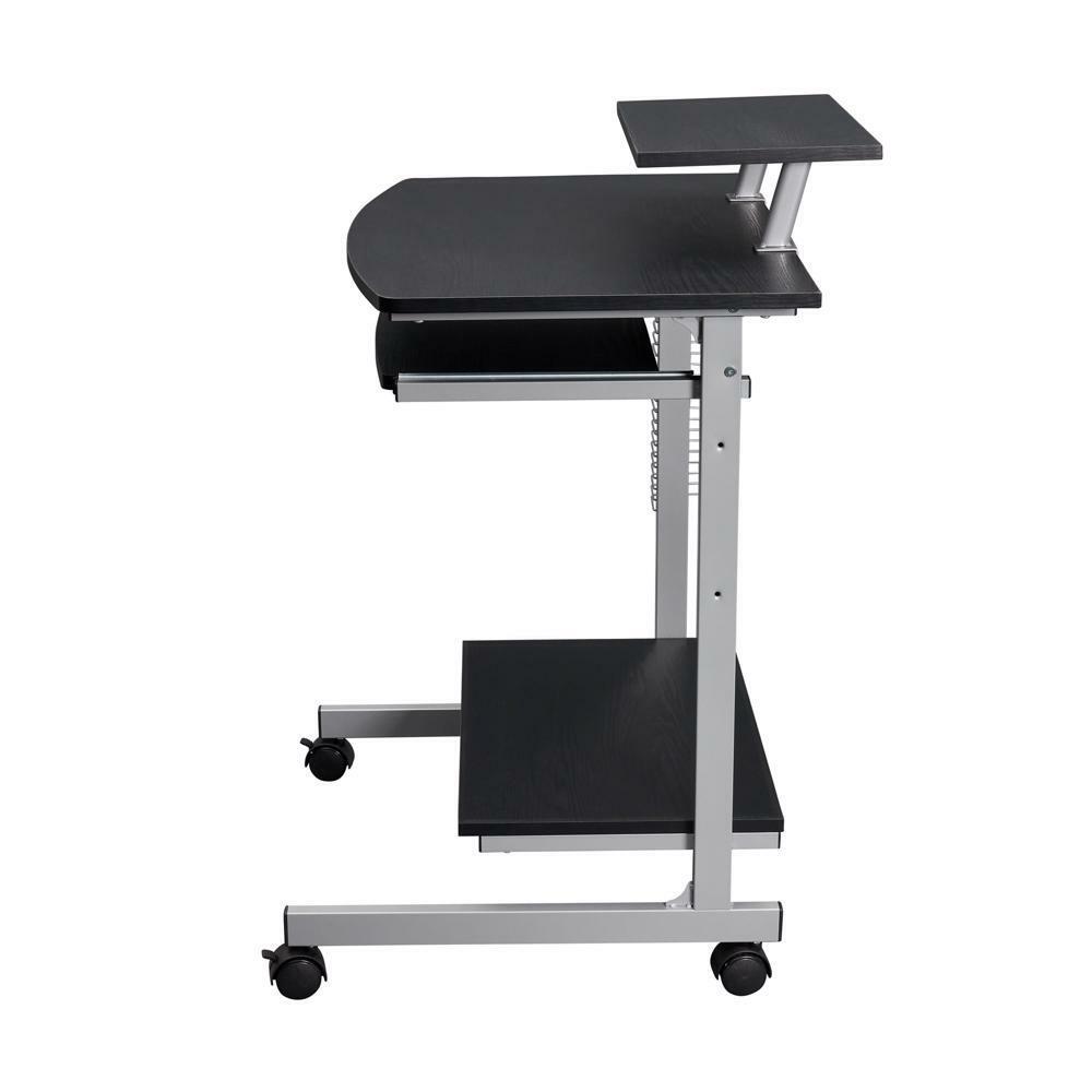 With Storage Compact Computer Cart,All-in-one space saver workstation ...
