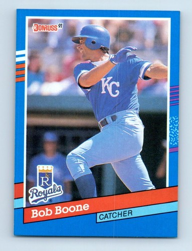 1991 Donruss Bob Boone Kansas City Royals #356 | eBay