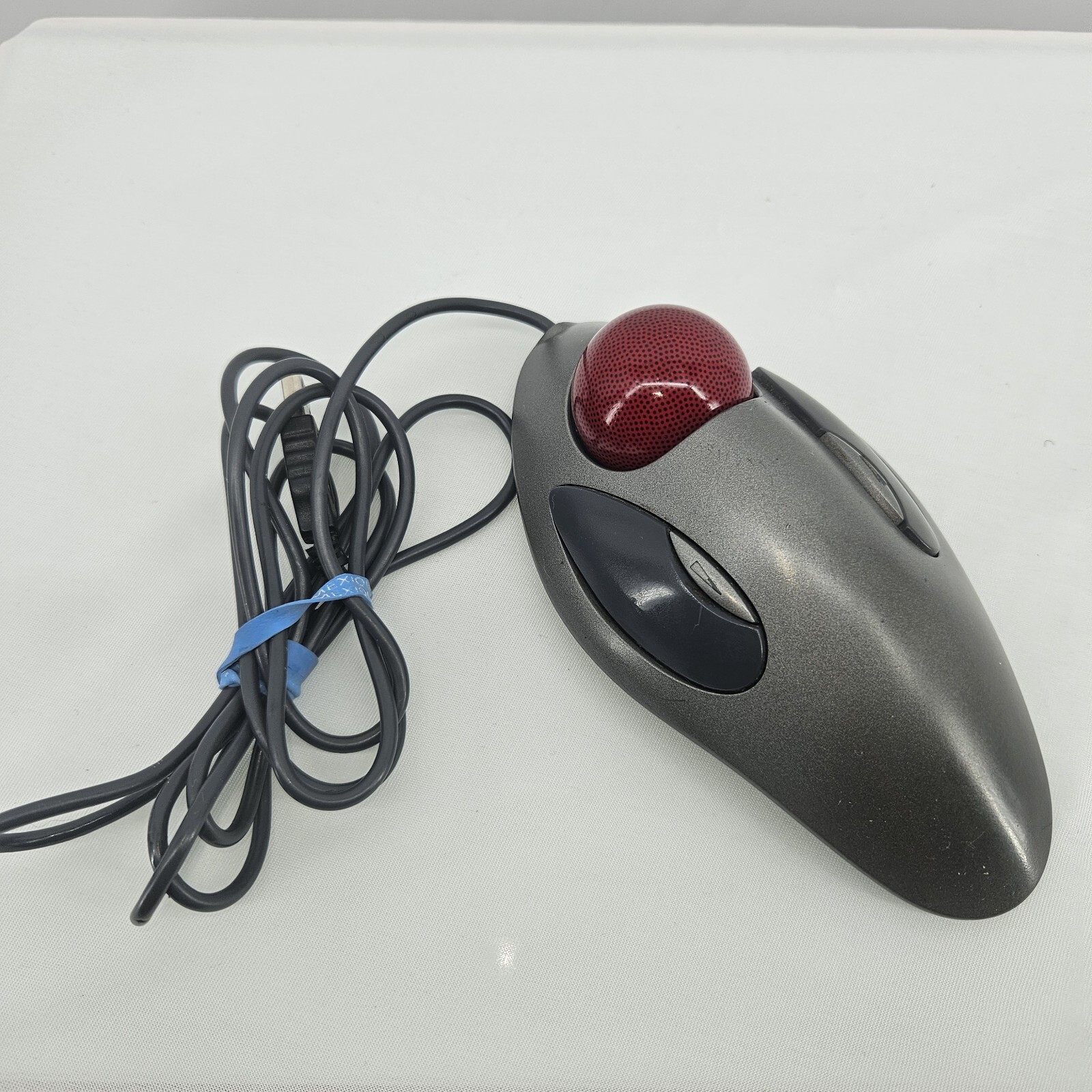 Logitech T-BC21 USB Optical Trackman Marble Mouse Trackball Ball Wired ...