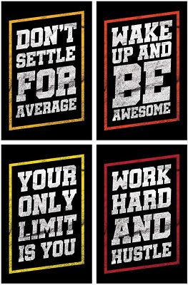 Inspirational Posters - Set of 4 - Color (24 X 36 Inches) | eBay