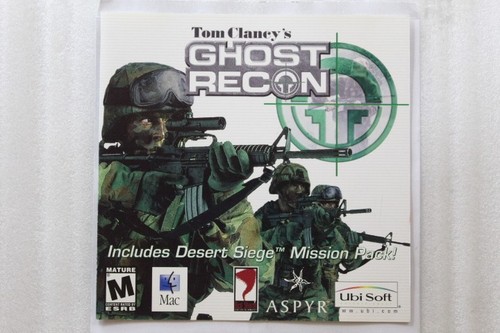 Tom Clanceys Ghost Recon Desert Siege Expansion PC CD-ROM | eBay