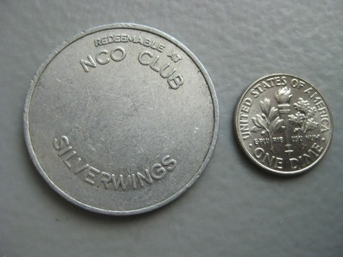 VIETNAM ERA MILITARY CLUB TOKEN SILVERWINGS BERLIN GERMANY TEMPEL HOF ...