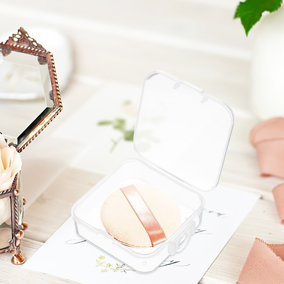 4pcs Makeup Sponge Holder Cases Makeup Puff Holder Cosmetic Egg Boxes ...