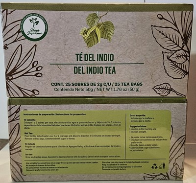 Te del indio 2 packages of 25 tea bags each (50) | eBay