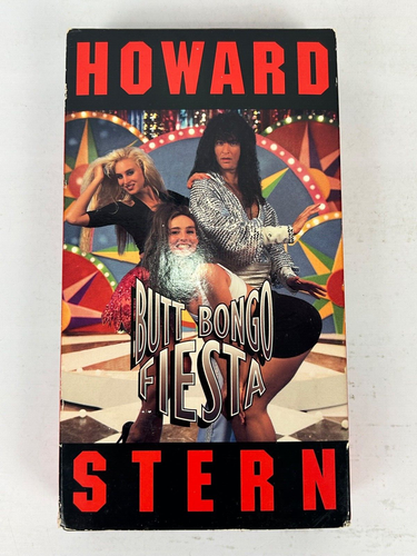 Howard Stern Butt Bongo Fiesta 1992 VHS With Glasses | eBay