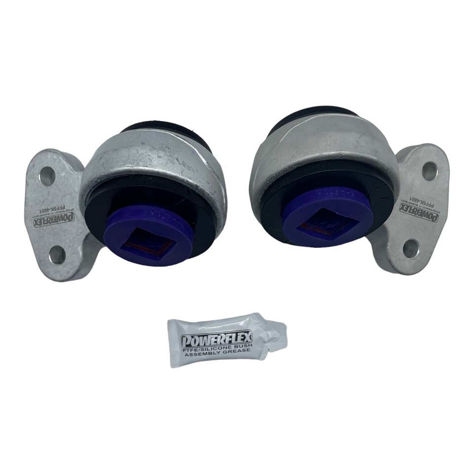 Powerflex Front Control Arm Bushing Set In Brackets BMW E46 PFF5-4601 3 ...