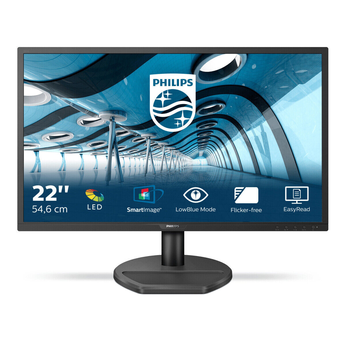 Philips S-Line 221S8LDAB/00 21,5 Zoll Full HD TN LCD Monitor - Schwarz ...