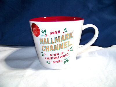 Hallmark This is my Hallmark Channel Watching Mug Coffee Tea Christmas ...