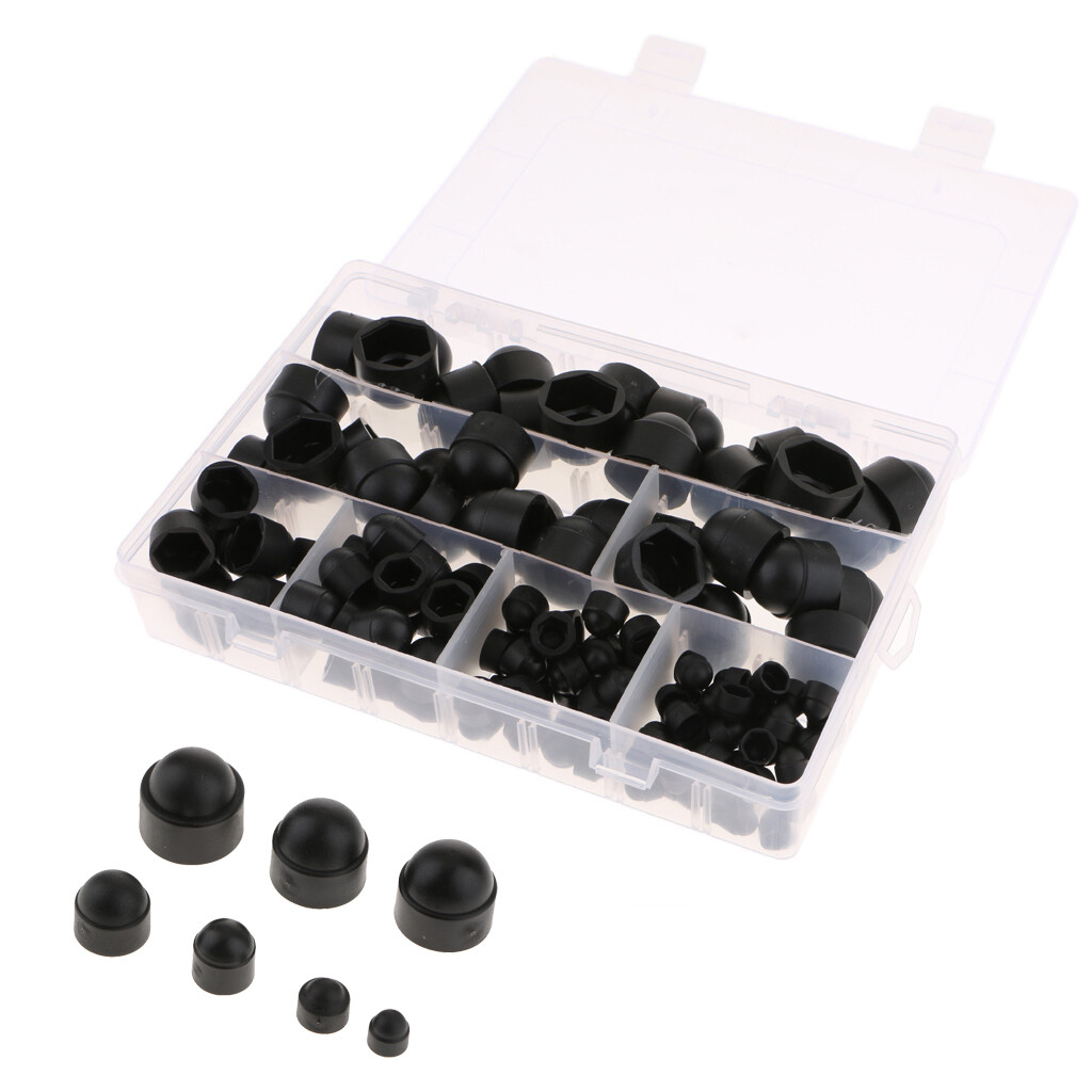 M5 M6 10 Covers 145pcs/Set Hex Hexagon Caps Cover with Box | eBay