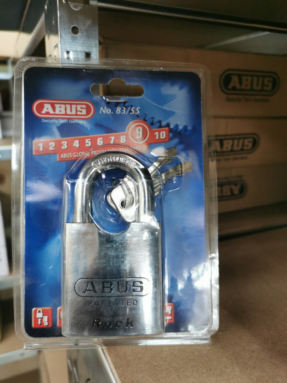 ABUS Rock 83/55 Open Shackle Padlock. | eBay UK