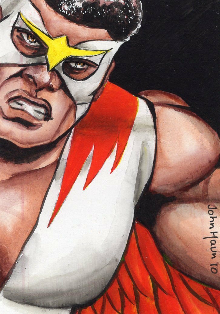 Marvel 70th Anniversary Color Sketch Card by John Haun - Falcon | eBay