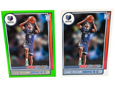 #211 GRIZZLIES - Parallel & Base NBA Hoops 2021-22 Panini Basketball ...