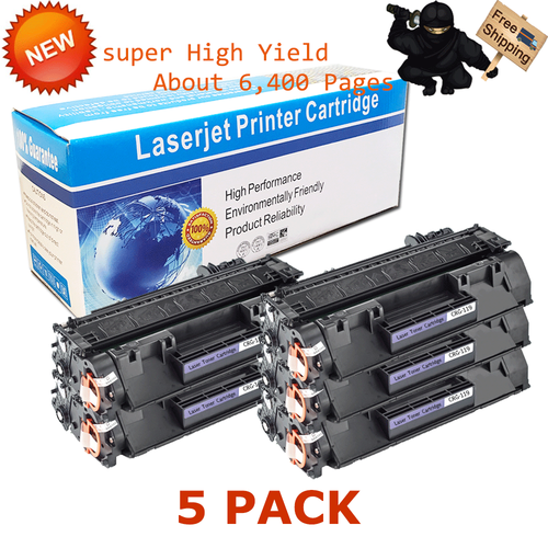 5 PK Black 119II - 3480B001AA Toner for Canon Imageclass MF5950 LBP6670 ...