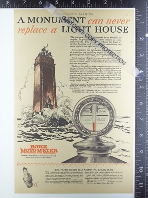 1927 ADVERTISING - Boyce Moto Meter, mount on radiator cap Ford Chevy ...