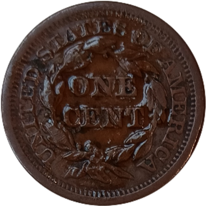 Lot Of 5 Large Cents 1848 1850 1851 1852 1853 Braided Hair Liberty ...