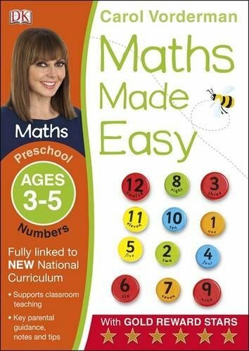 Maths Made Easy Numbers Preschool Ages 3-5 (Car, Vorderman Paperback ...