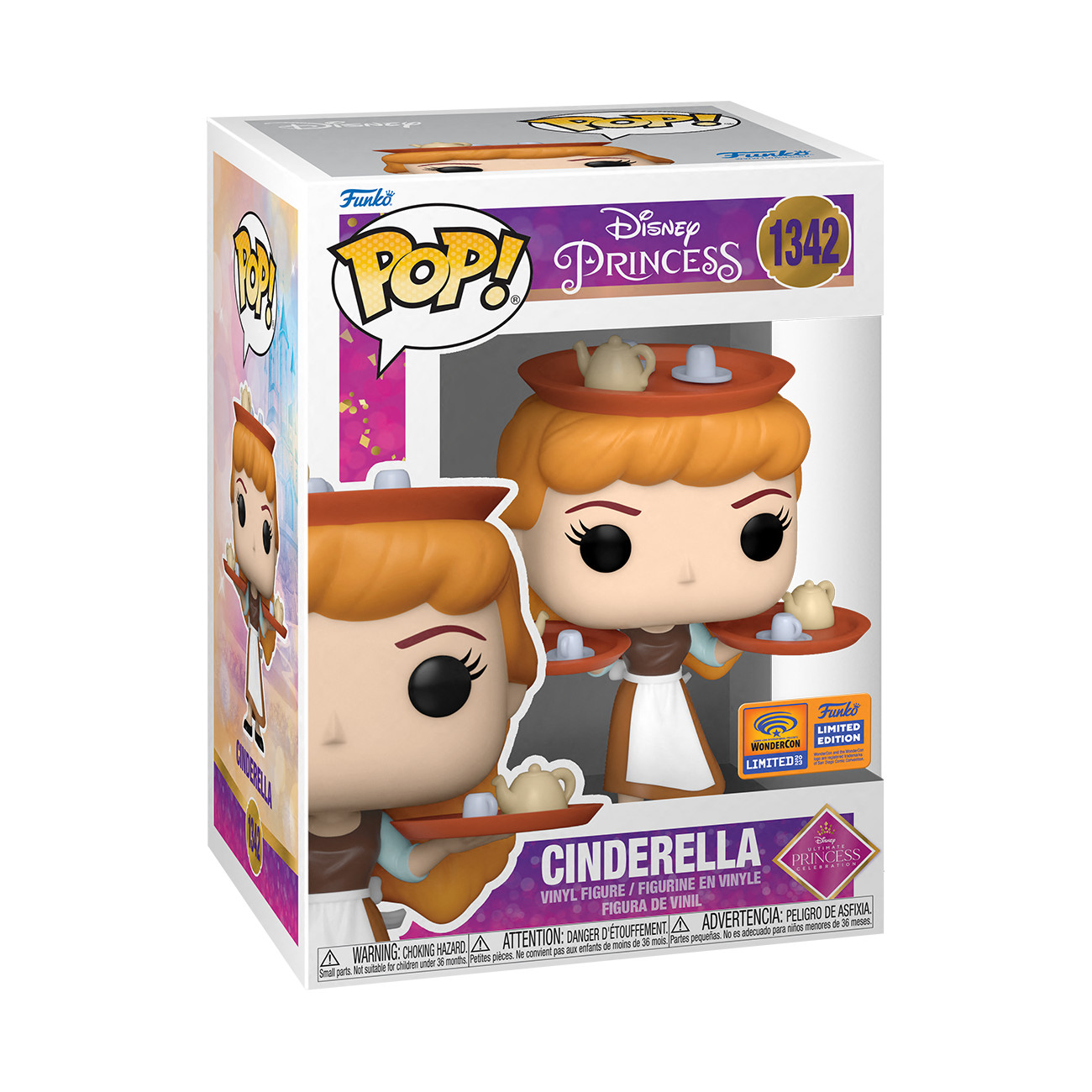 Funko Pop! Vinyl: Disney - Cinderella - WonderCon Funko (Exclusive ...
