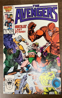 Avengers #274 (1986) High Grade Buscema Cover (VF+) | eBay