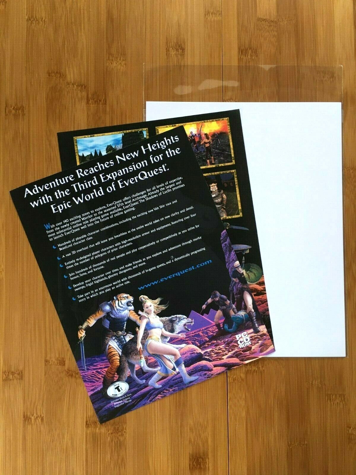 EverQuest Shadows of Luclin PC 2002 Vintage Print Ad/Poster Official ...