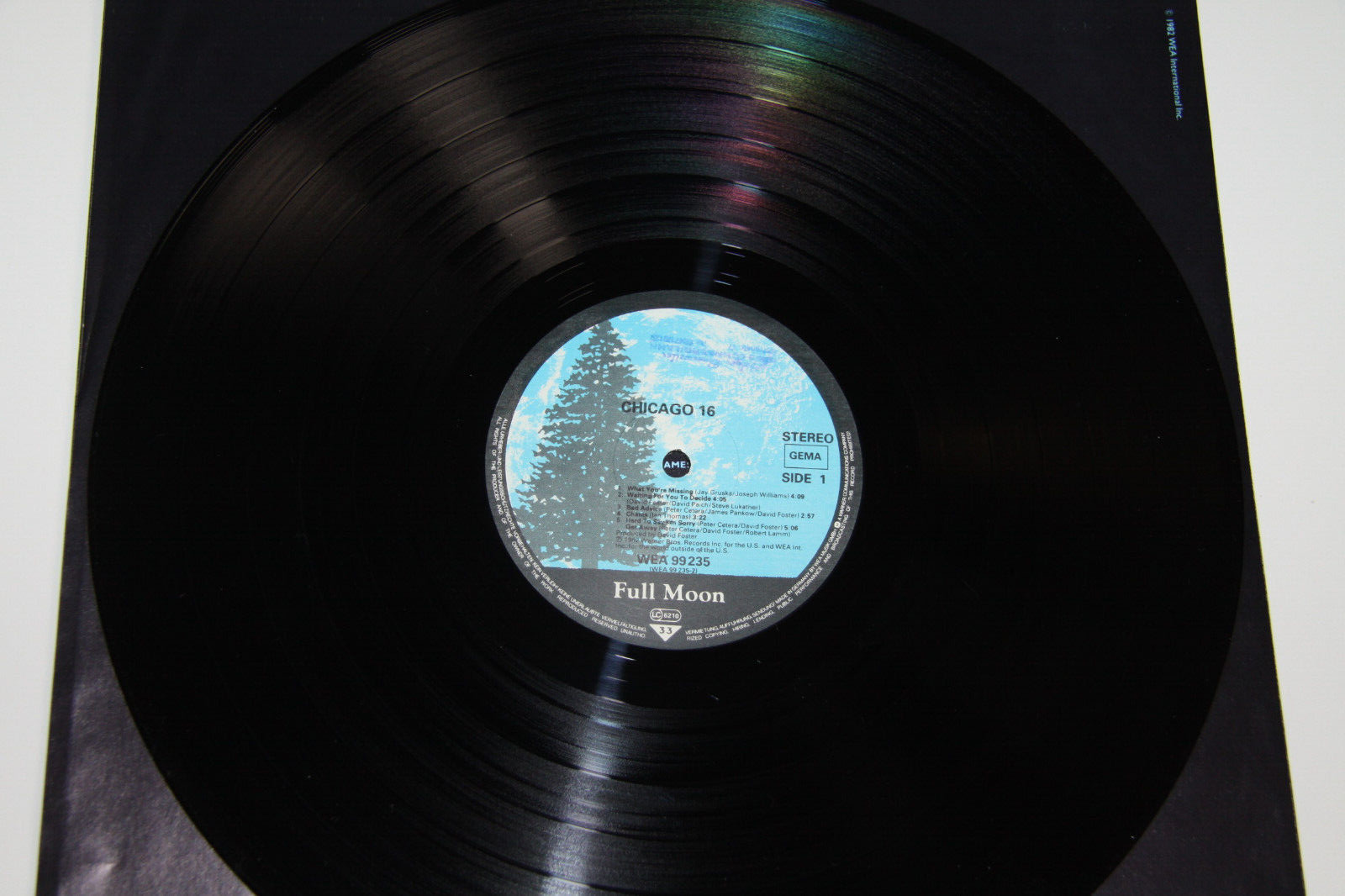 CHICAGO 16 - GER 1982 - OIS - LP VINYL (hard to say i'm sorry.. EX ...