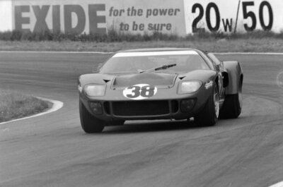 Paul Hawkins, Ford GT40 Sports Car 1968 Racing Old Photo 15 | eBay